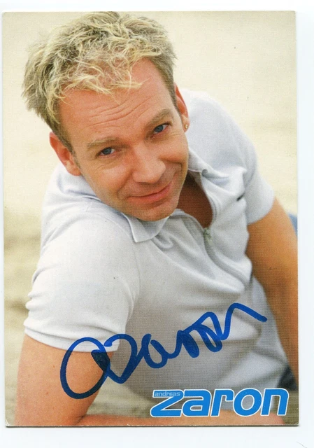 Andreas Zaron No 2 Autogrammkarte Mit Orig Unterschrift Eur 100 Picclick De